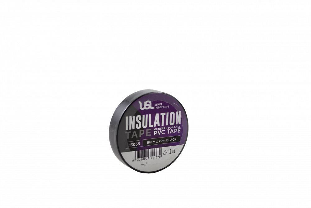 USL Sport PVC Insulation Tape 18mm x 20m Black - USL Sport