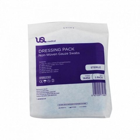 USL Dressing Pack #1 with 6 Non Woven Swabs - USL Sport