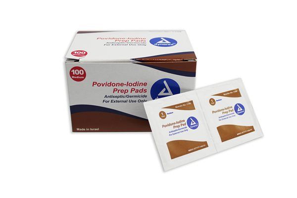 Povidone Iodine Prep Pad 10% - USL Sport